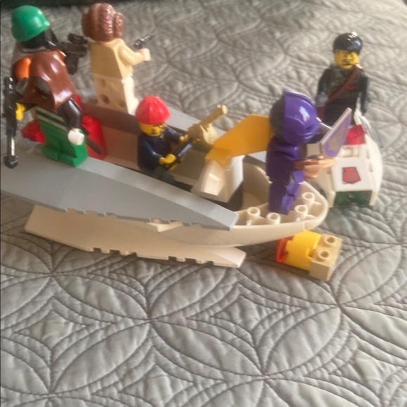 Lego | Toys | Lego Minifigures With Boat Set 6 Lego Mixing Lego Figures ...